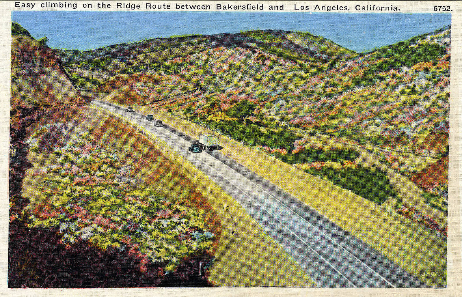 SCVHistory.com AL2088 | Ridge Route | U.S. Highway 99