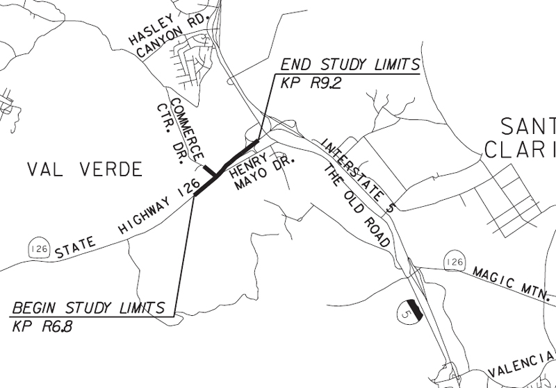 SCVHistory.com | Castaic Junction | SR-126/Commerce Center Drive ...