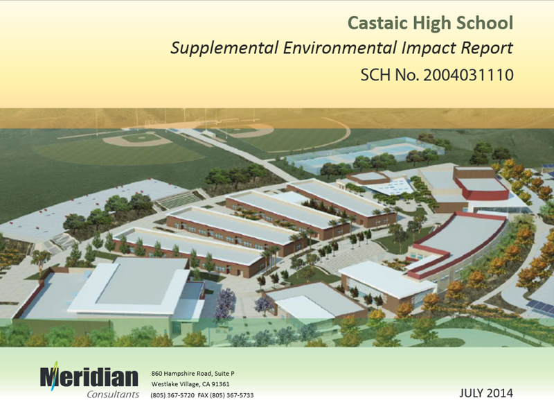 SCVHistory.com | Hart School District | Castaic High School: Final ...