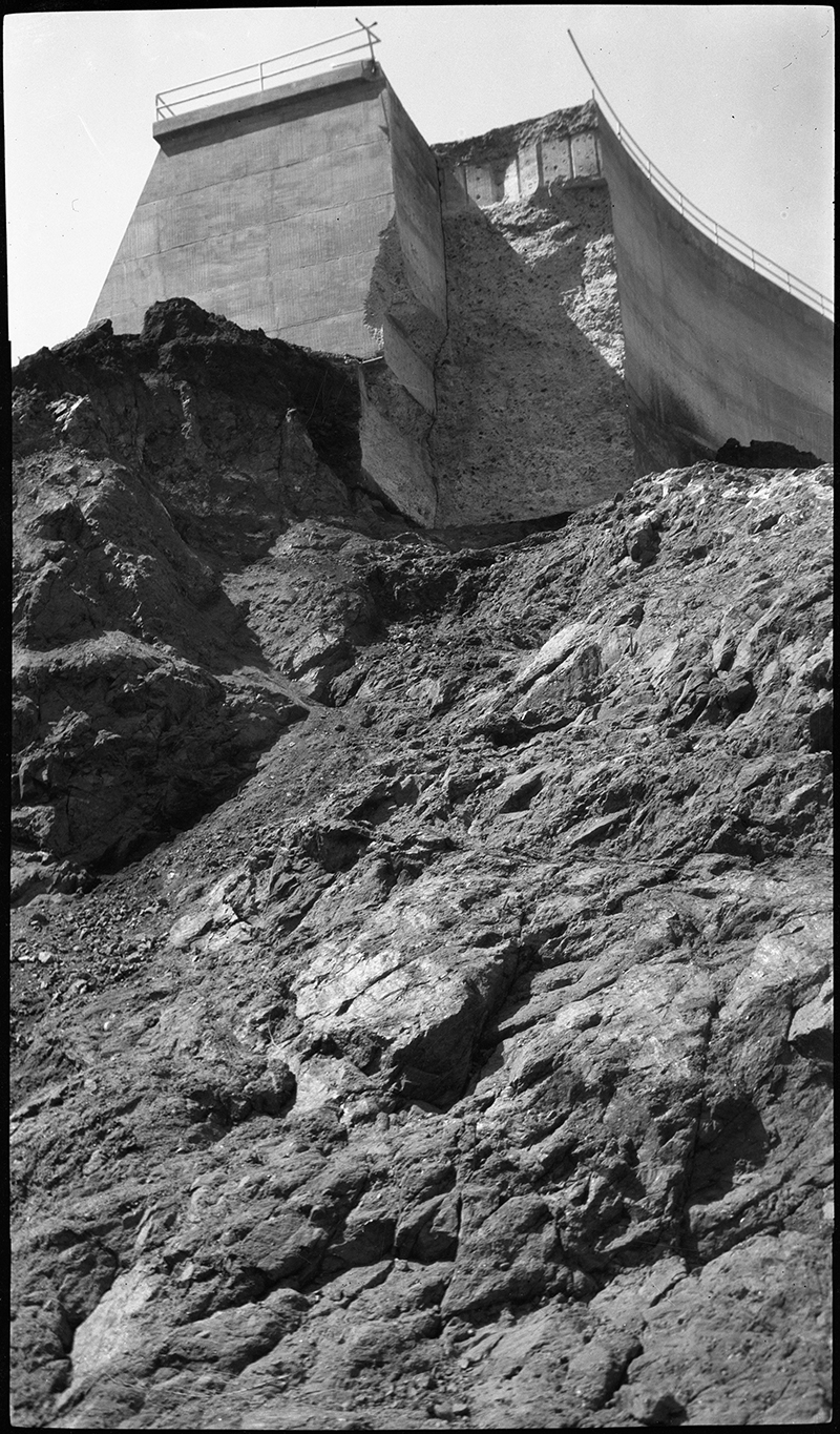 SCVHistory.com DI2813 | St. Francis Dam Disaster | West Abutment & Wing ...