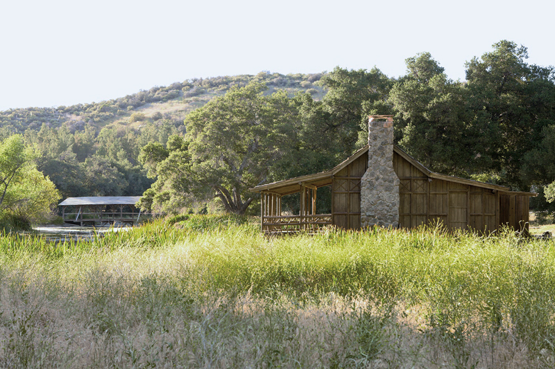 SCVHistory.com GO1501c | Disney Golden Oak Ranch | Cabin by the Lake