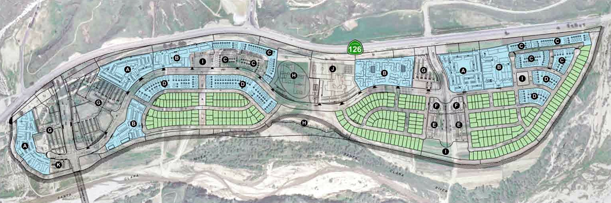 SCVHistory.com | Newhall Ranch Project | Landmark Village (Phase 1 ...