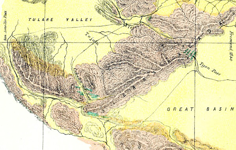 SCVHistory.com LW2143c | Tejon Area | USPRR/Williamson Expedition (1853 ...