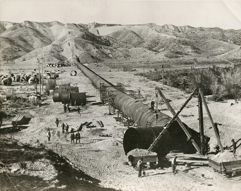 SCVHistory.com LW2735 | L.A. Aqueduct | Deadman Canyon Siphon Under ...