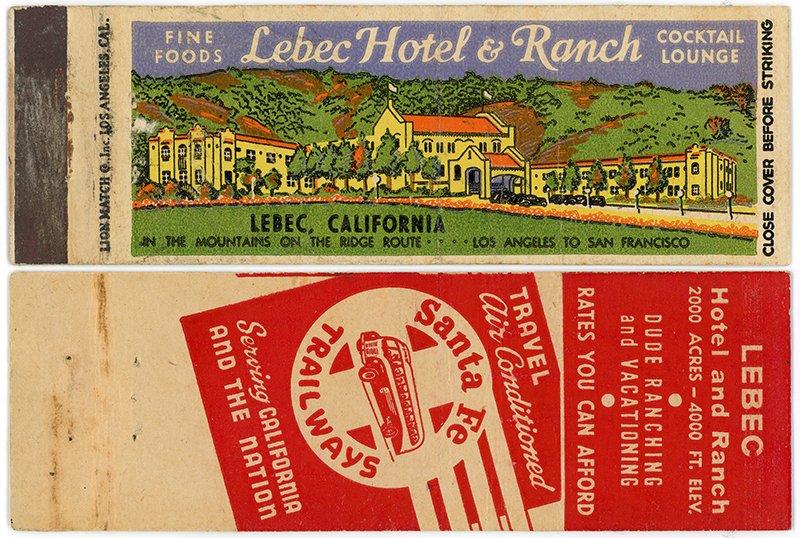 SCVHistory.com LW2815 | Lebec | Lebec Hotel & Santa Fe Trailways ...