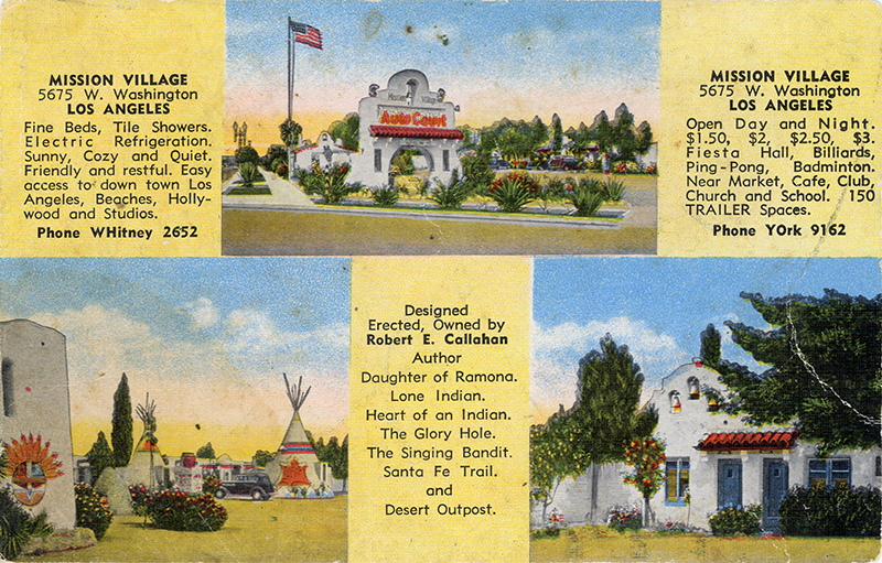 SCVHistory.com LW2874a | People | Callahan's Mission Village ~1940s.